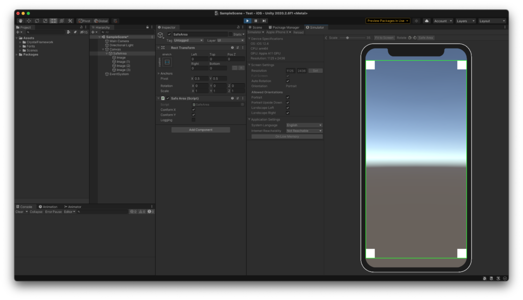 [Unity]セーフエリア(SafeArea)対応のおすすめアセット | nobushiueshi