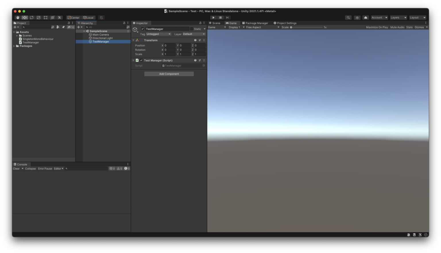 [Unity]MonoBehaviourをシングルトン(Singleton)にする方法 | nobushiueshi